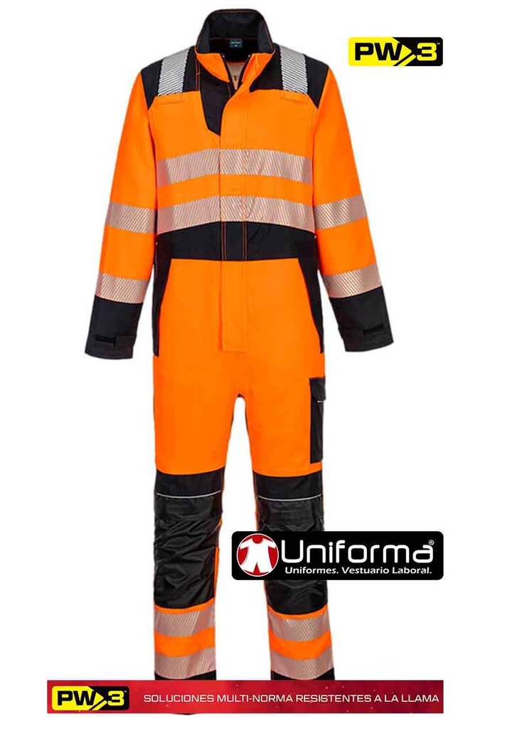 Buzo Ignífugo Naranja Reflectante - Uniforma